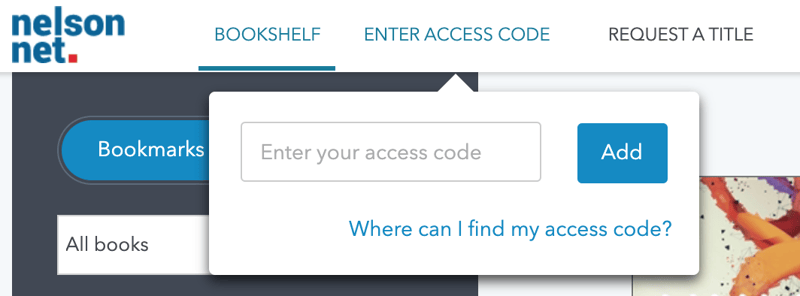 How do students access NelsonNet from inside ReadCloud?