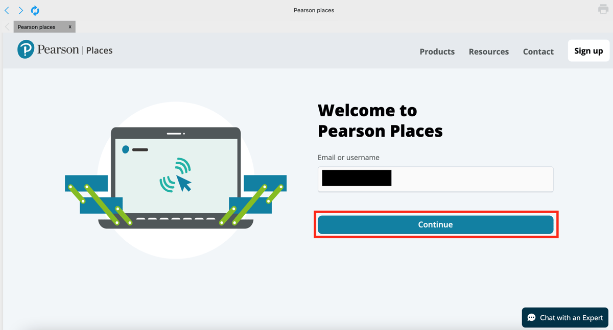 How do I access Pearson Places from inside ReadCloud?