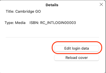How do I login to Cambridge Go?
