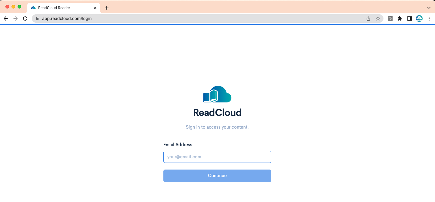 How do I login to ReadCloud using a web browser? (DoE QLD)
