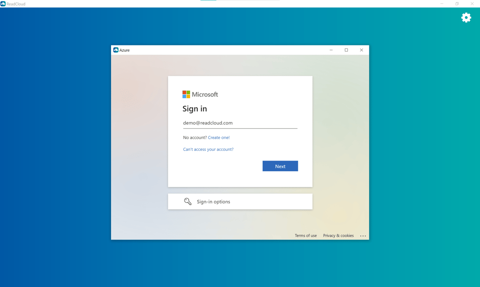 How do I log in to ReadCloud?