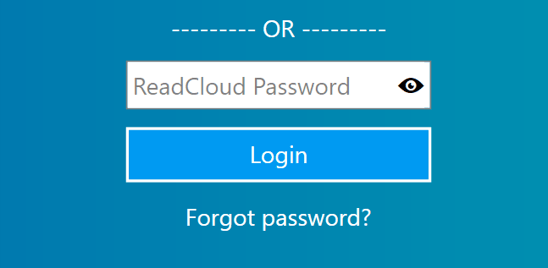 How do I log in to ReadCloud?