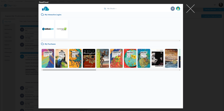 Accessing ReadCloud from my Daymap LMS