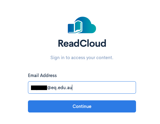 How do I login to ReadCloud using a web browser? (DoE QLD)